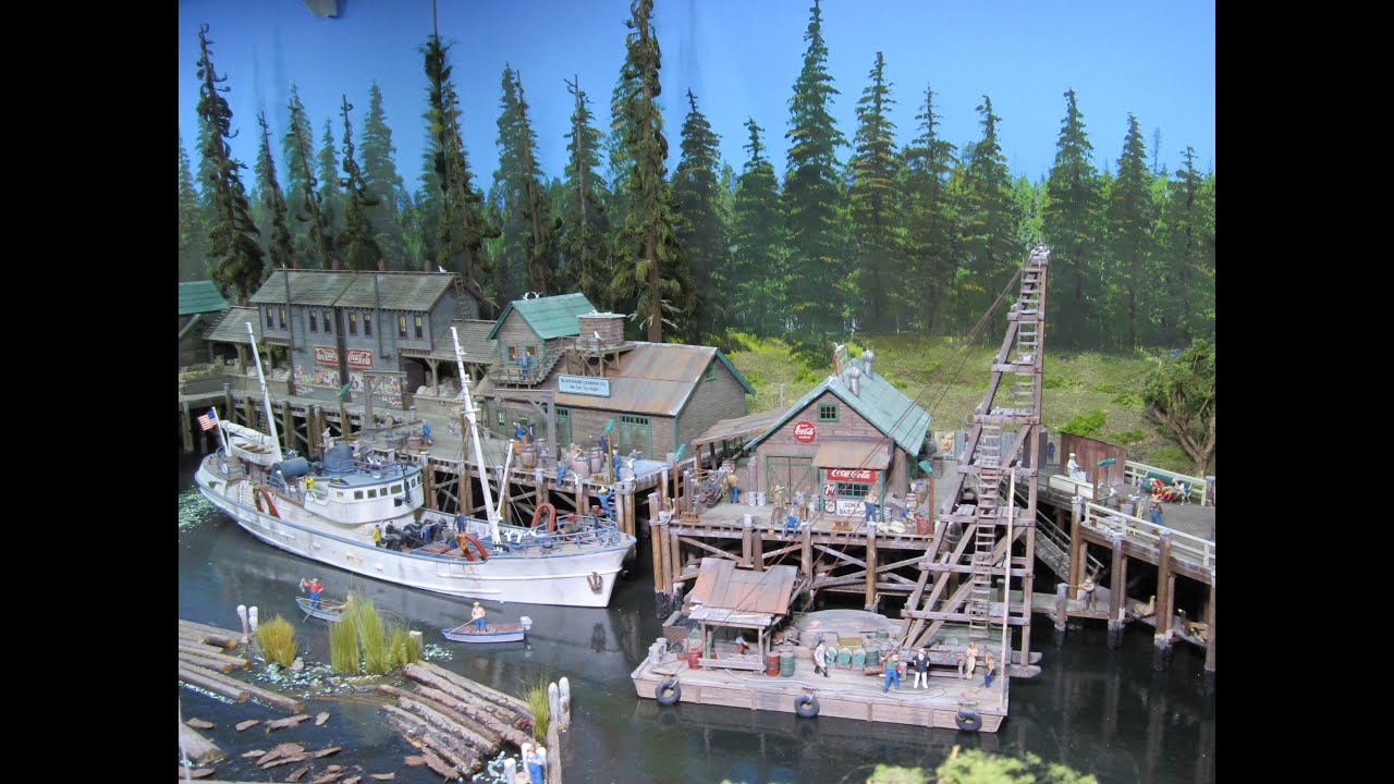Walking Tour of the Pine Canyon Model Railroad - YouTube
