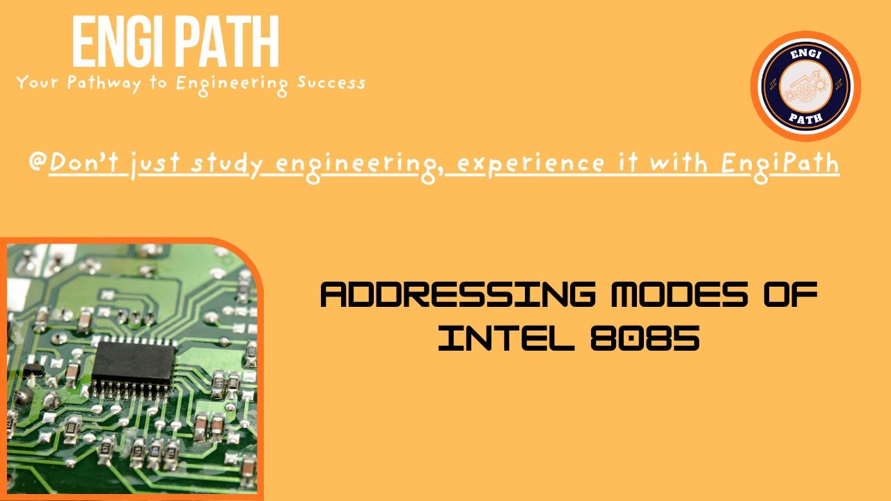 Addressing Modes of Intel 8085 Microprocessor - YouTube