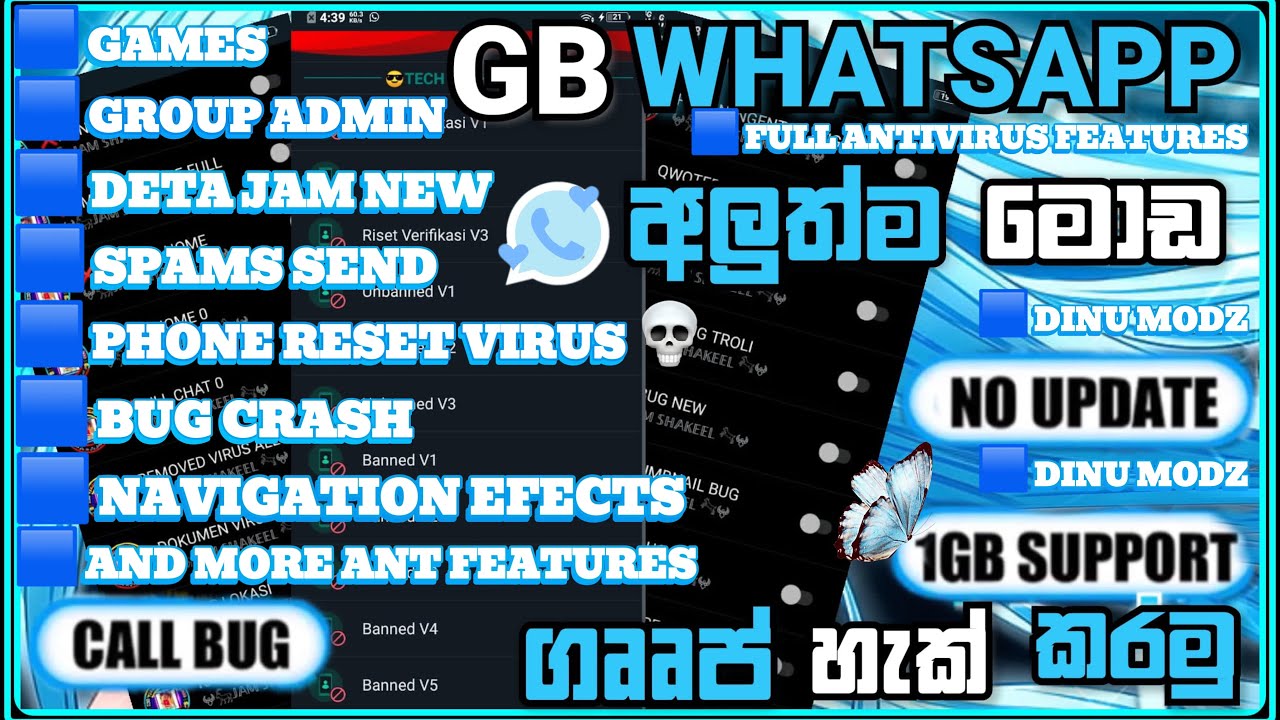 Deta Jam WhatsApp mod | New whatsapp mod | Unadmin & all admins | Hide ...