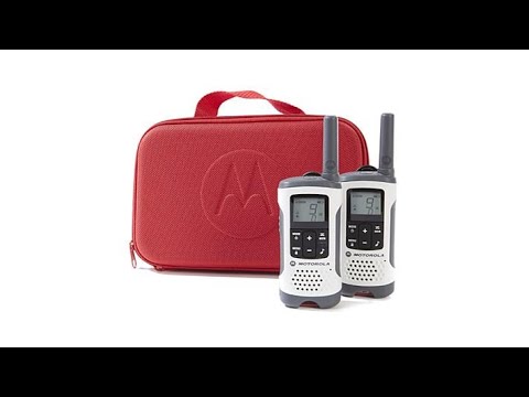 Motorola TALKABOUT T280 25Mile TwoWay Radio - YouTube