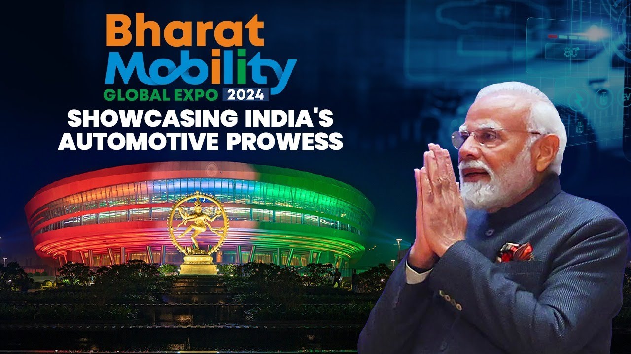 LIVE: PM Modi attends Bharat Mobility Global Expo at Bharat Mandapam - YouTube