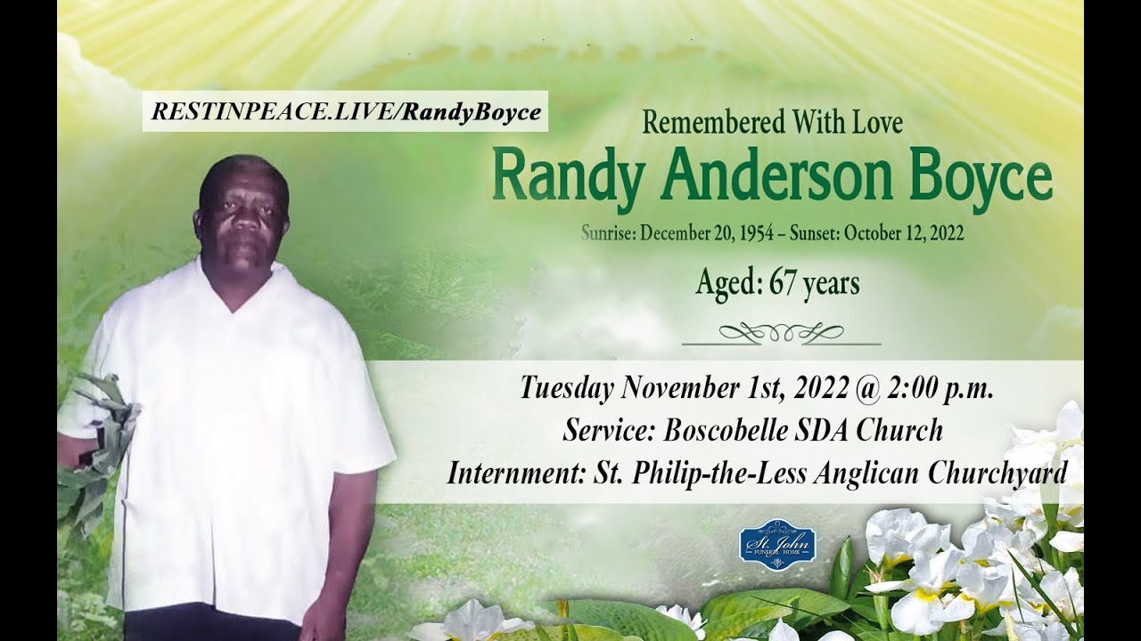 Live stream for Randy Anderson Boyce - YouTube