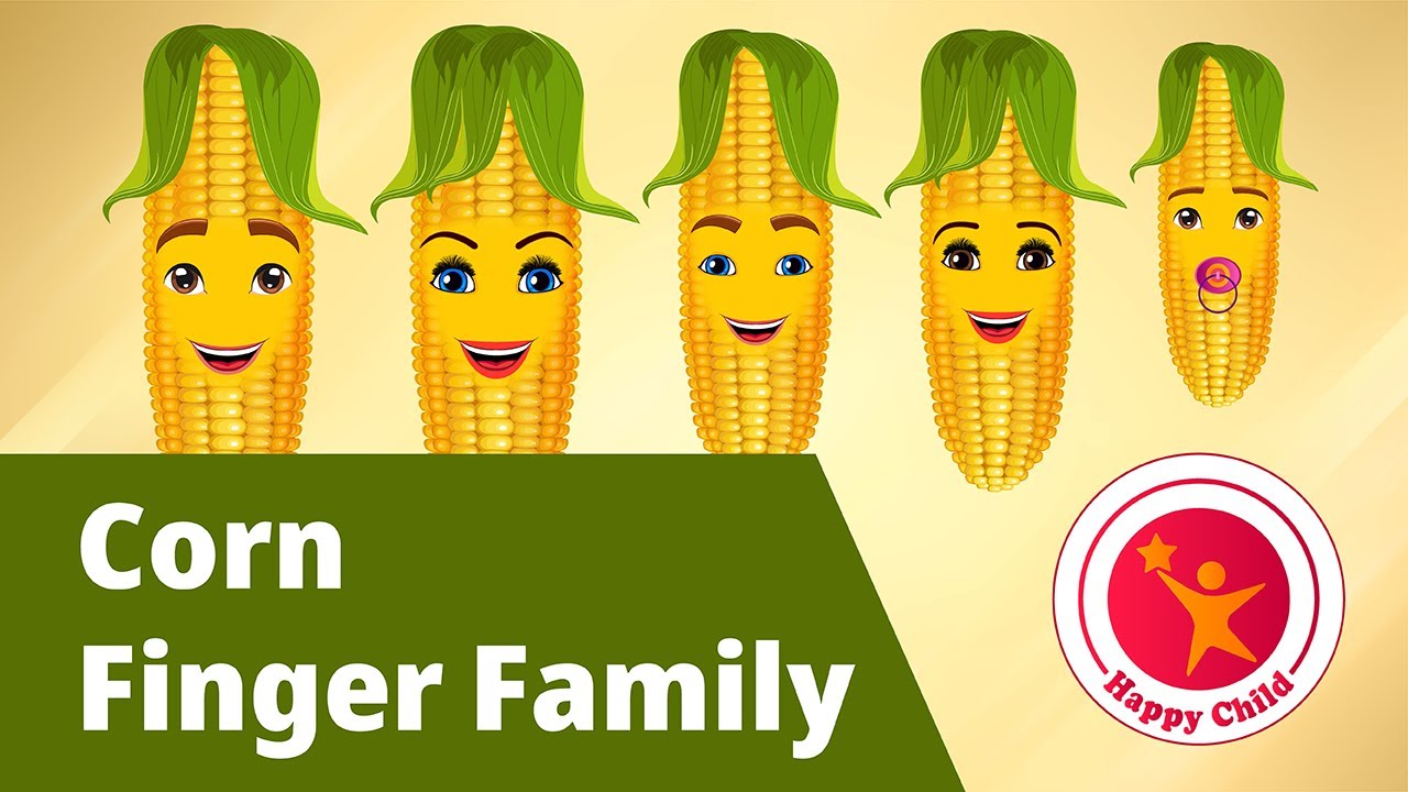 Finger Family Corn Family Nursery Rhyme 1 - YouTube