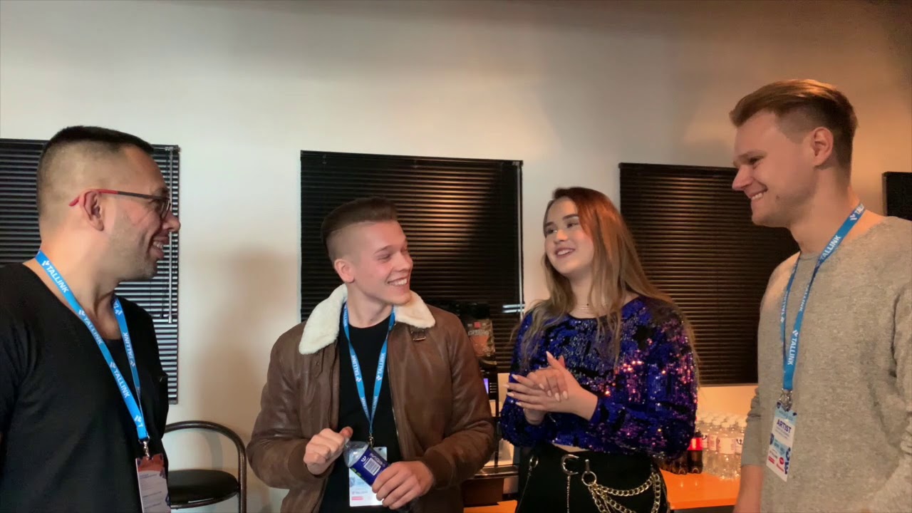 xtra basic & Emily J - Hold Me Close (Eesti Laul 2019) Interview after ...