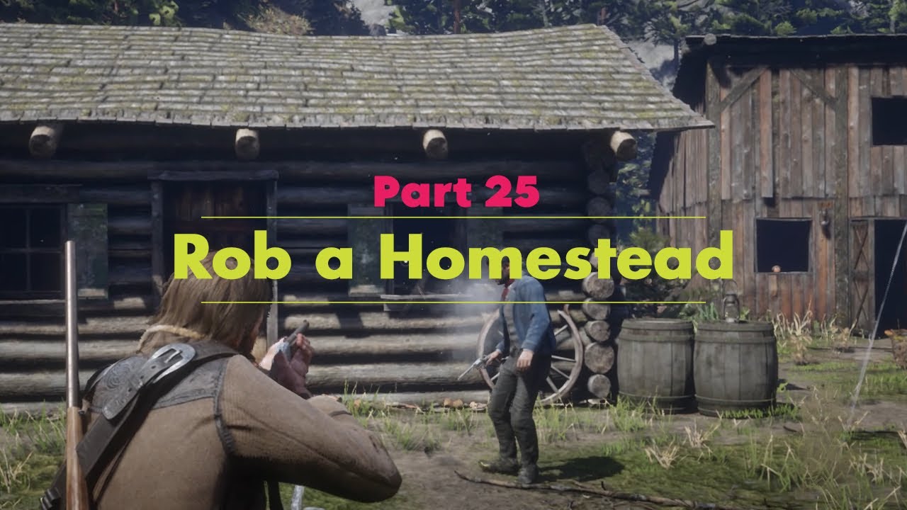 Red Dead Redemption 2 | Part 25 | Robing a Homestead - YouTube