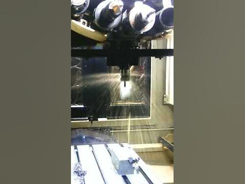 vmc tool change operating machine - YouTube