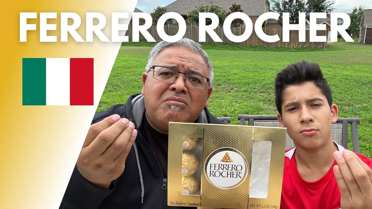 Americans Try Italian Chocolate | 🇮🇹 Ferrero Rocher | Snack Review ...