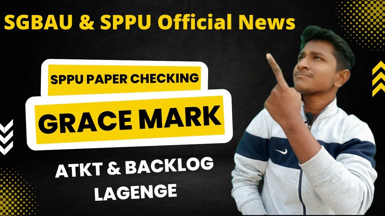 SPPU Paper Checking | Colleges | Grace Mark | SPPU Exam Paper | SGBAU ...