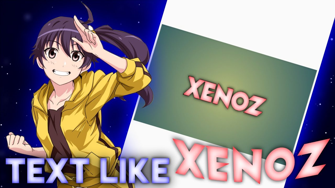 HOW TO MAKE TEXT LIKE XENOZ | PIXELLAB - YouTube