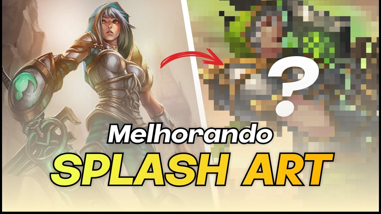 Refazendo a SPLASH ART da Riven Redimida!! ⚔️ - YouTube