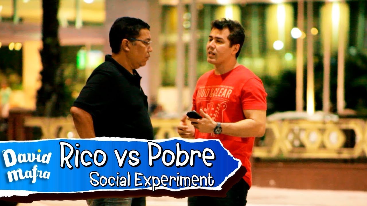 RICO Vs POBRE | EXPERIMENTO SOCIAL - YouTube