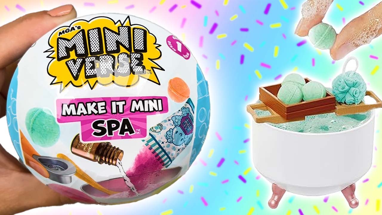 Miniverse Make It Mini SPA Series 1 Bubbles, Bath bombs and Scrubs ...