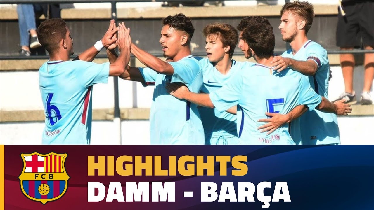 [HIGHLIGHTS] FUTBOL (Juvenil A): Damm - FC Barcelona (2-6) - YouTube