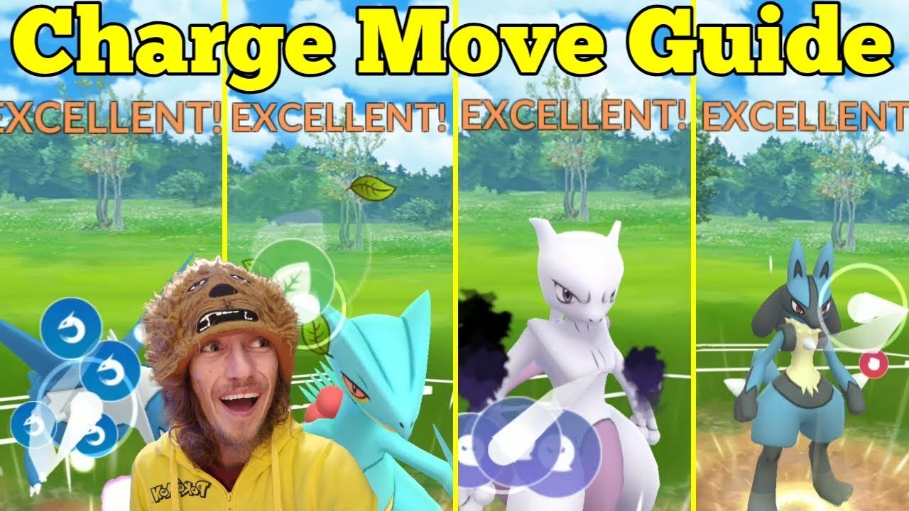 How to Hit Excellent on Every Type of Charge Move in Pokemon Go - YouTube