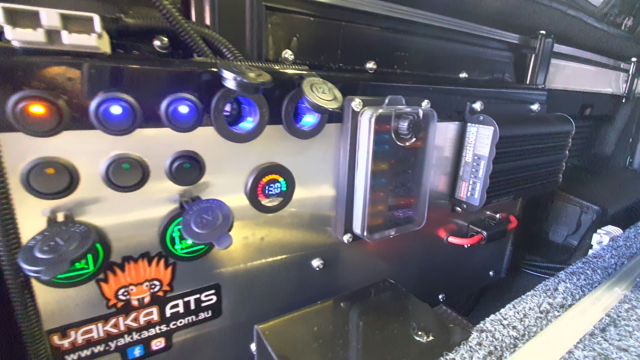 Ford ranger dual battery set up with redarc BCDC1225D - YouTube