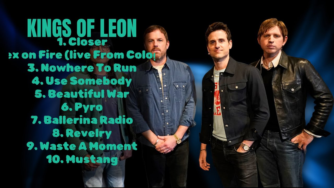 Kings Of Leon-Chart-toppers of the decade-Bestselling Tracks Lineup ...