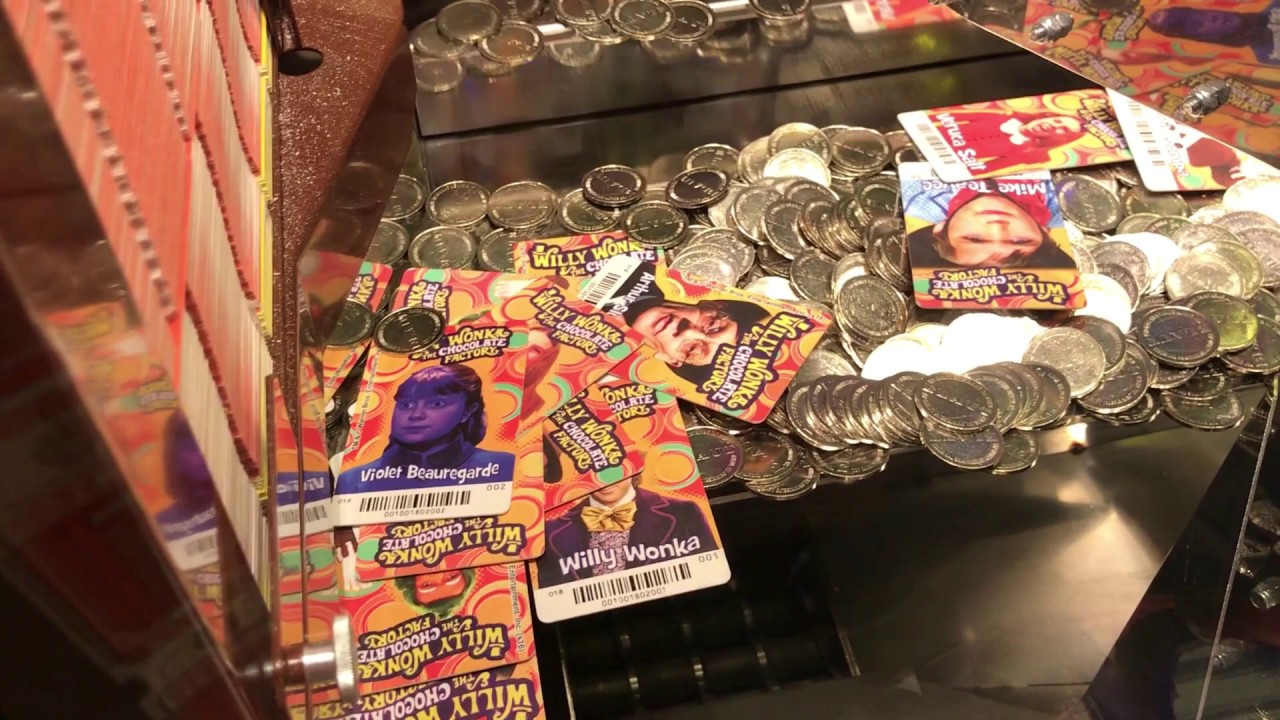 Universal Studios Arcade - Willy Wonka Coin Pusher - Final Part 6 - YouTube