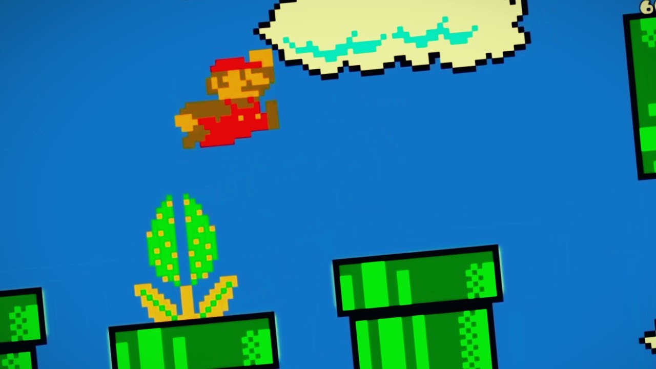 Super Mario Bros in Geometry Dash! - YouTube