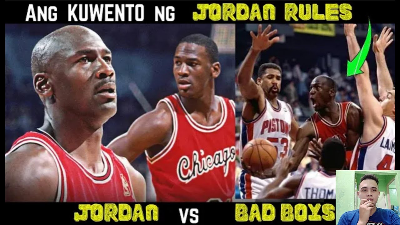 Michael Jordan vs Detroit piston badboys vs badboys / ang kwento ng ...