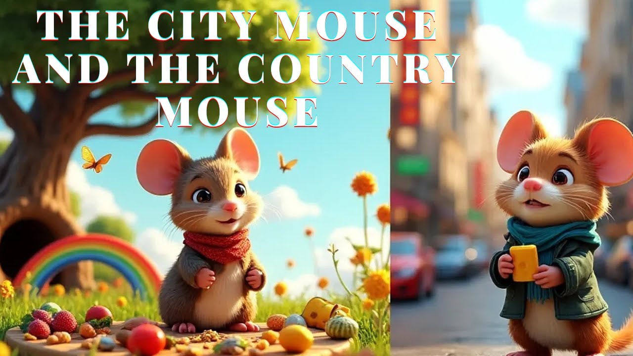 THE CITY MOUSE & THE COUNTRY MOUSE-A Story of Two Worlds! "Would You ...