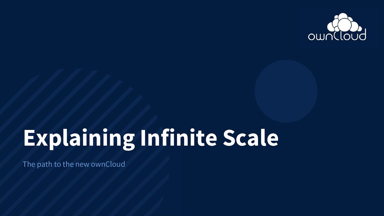 Explaining ownCloud Infinite Scale: The path to the new ownCloud - YouTube
