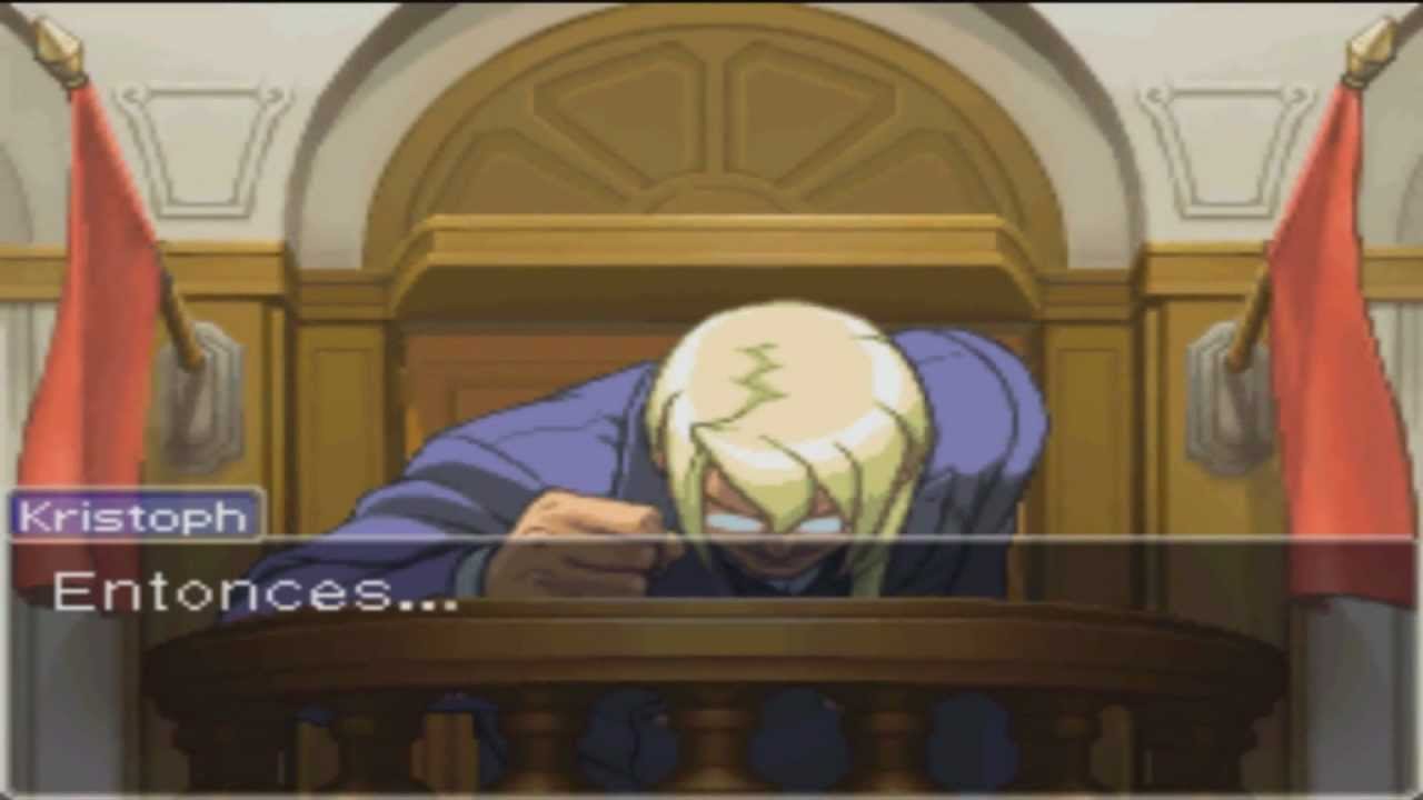 Apollo Justice: Ace Attorney - Kristoph Gavin acorralado - YouTube