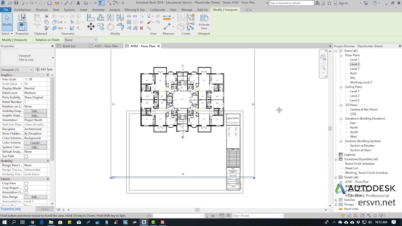 Hướng dẫn sử dụng Revit Architecture 2019 | Bài 87: Sử dụng place ...