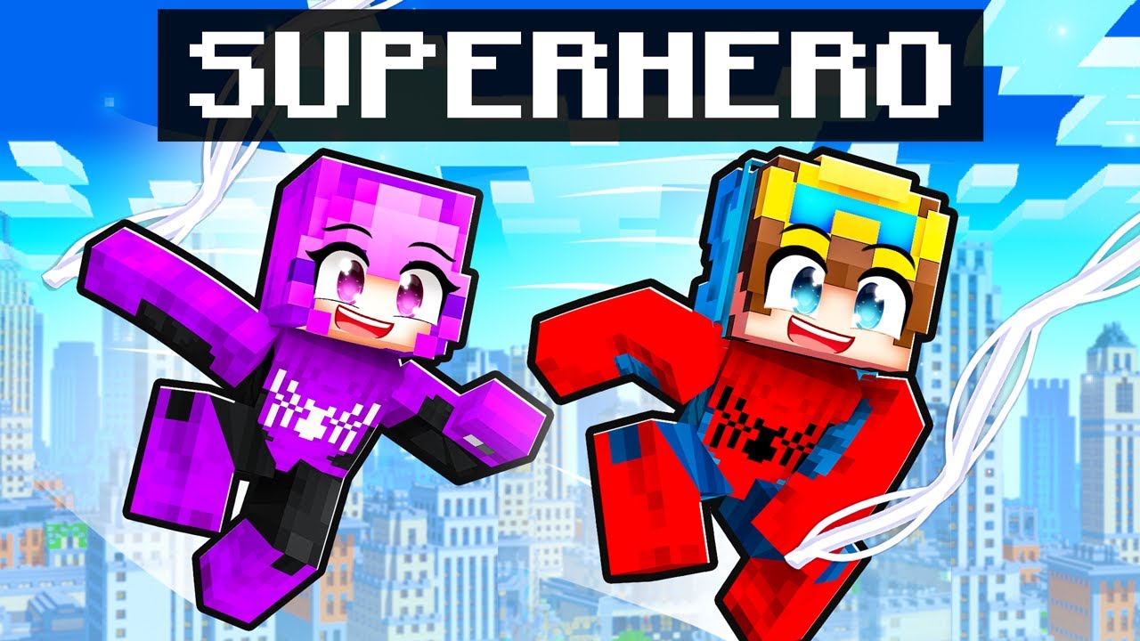 Playing as a SUPERHERO in Minecraft! - YouTube