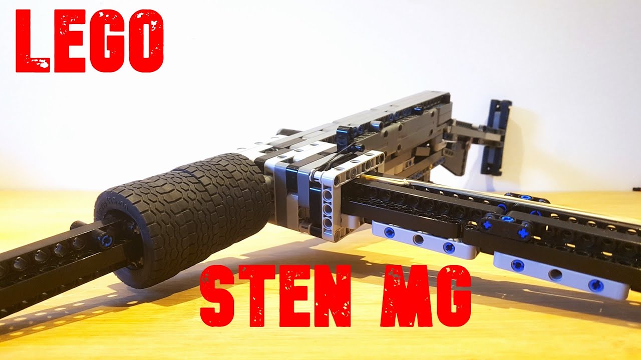 Lego Technic STEN mg Instruction with partlist - YouTube