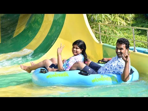 A Day At WonderLa Bangalore 2024 Theme park water rides Full tour vlog ...