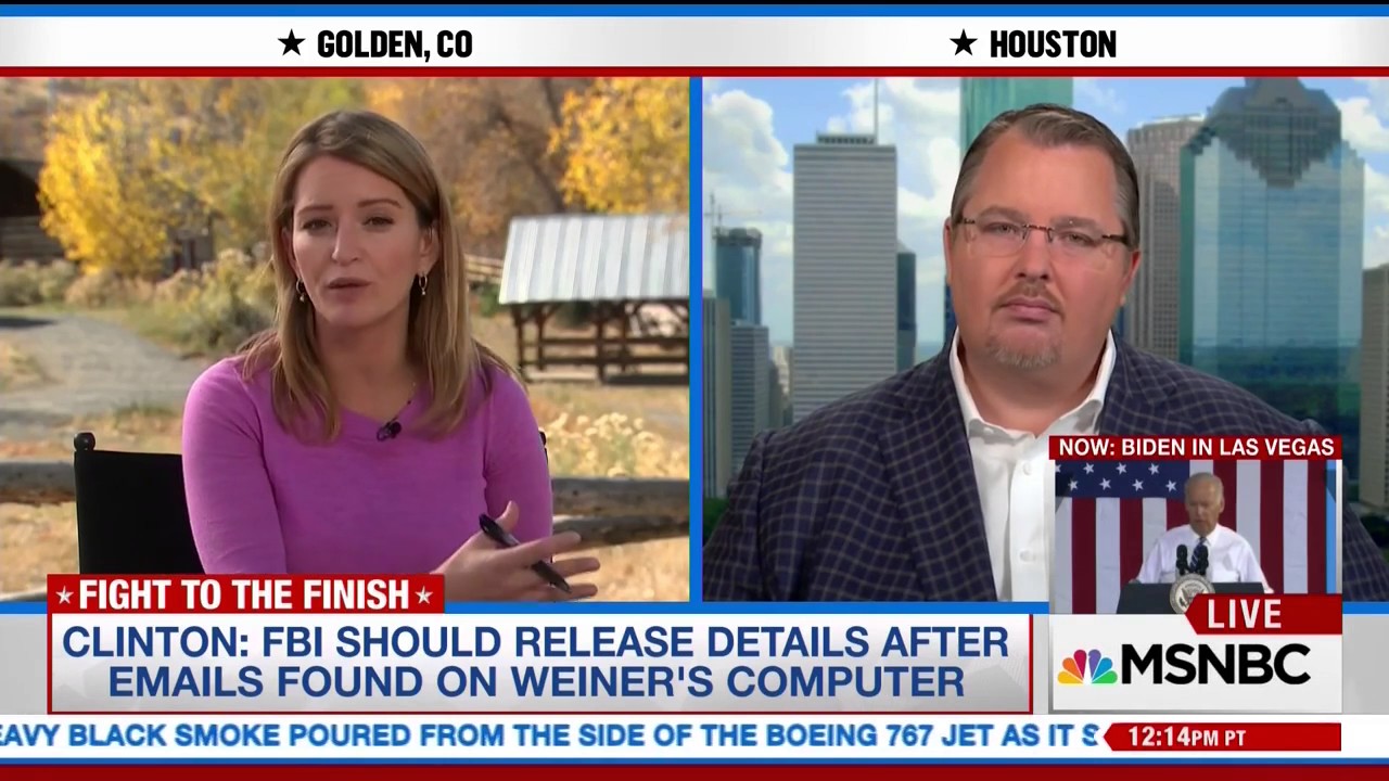 Axiom Strategies | Jeff Roe on “Fight To The Finish” on MSNBC | October ...