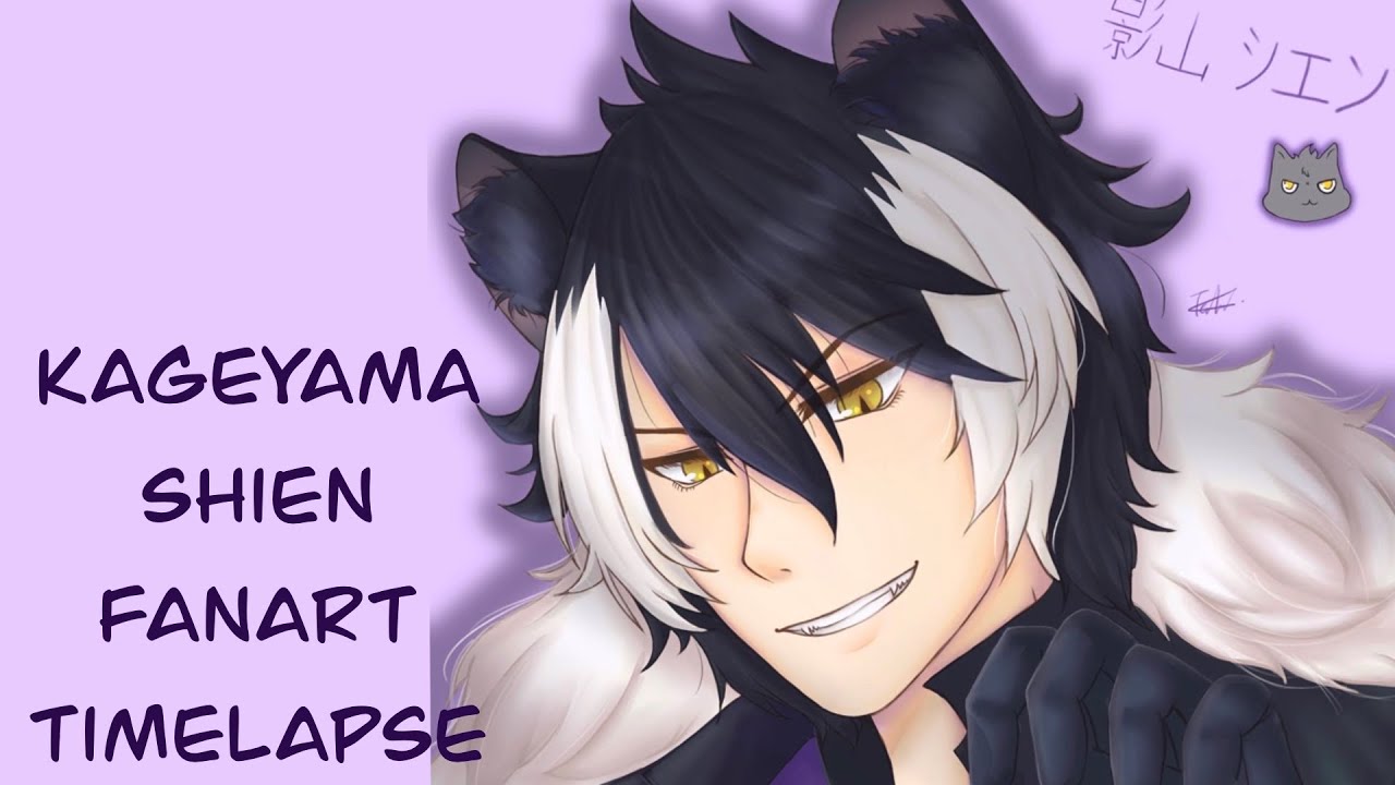 Kageyama Shien Fanart | Drawing Timelapse - YouTube