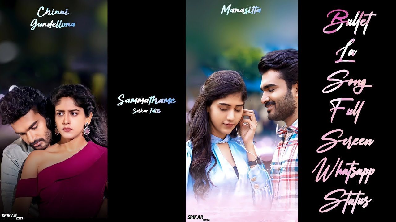 Bullet La Bullet La Song Full Screen Whatsapp Status | Love Status ...