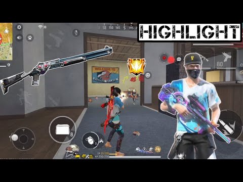 Free Fire Highlight 1vs4 อัดตัวแบบ JOGODFF style 🔥 play Asus Rog phone ...