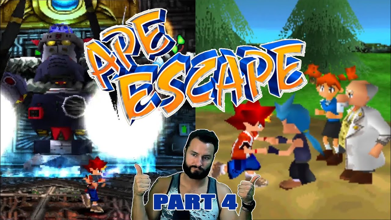 Ape Escape - First Playthrough - Part 4 - YouTube
