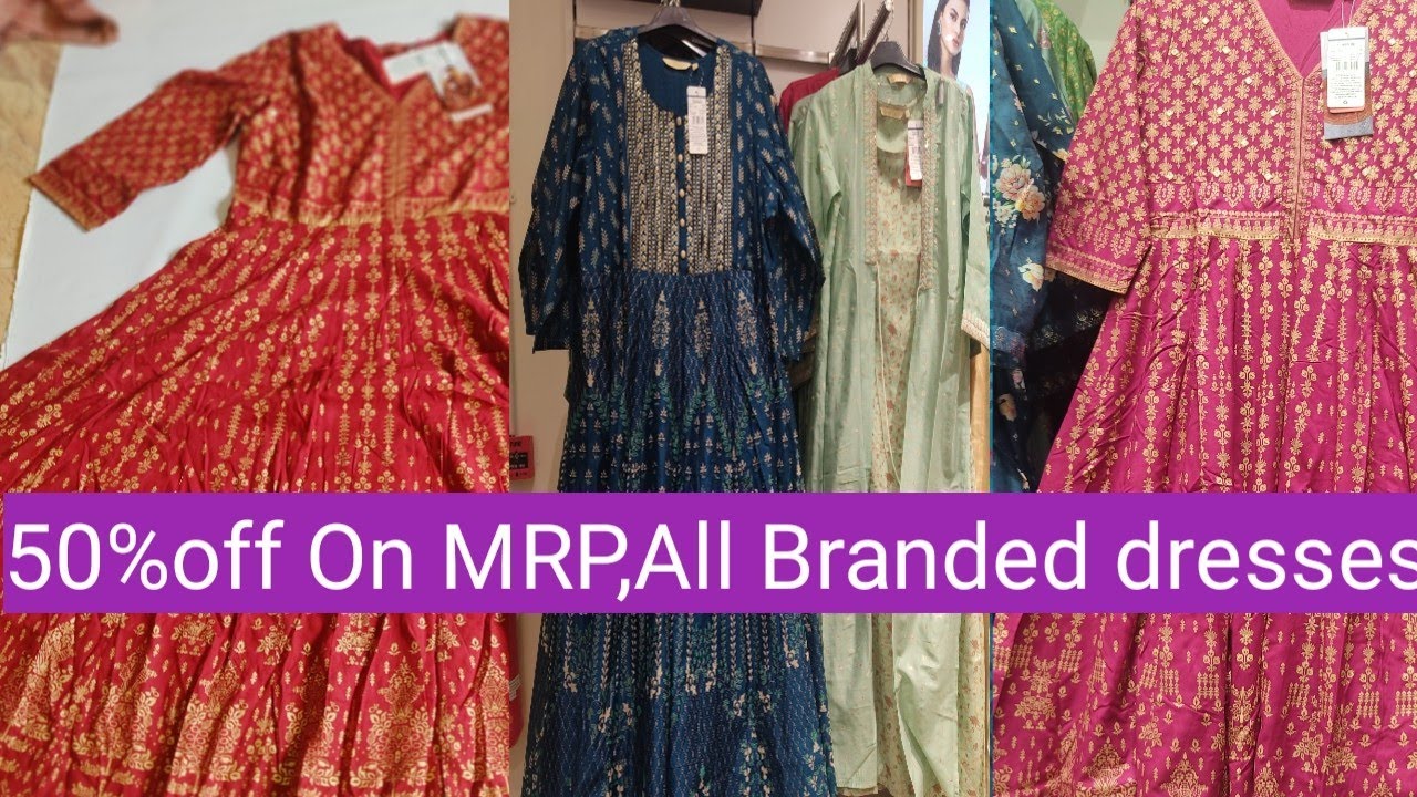 #Avasa branded# Anarkali dresses 50%off on MRP@Anandini collections ...