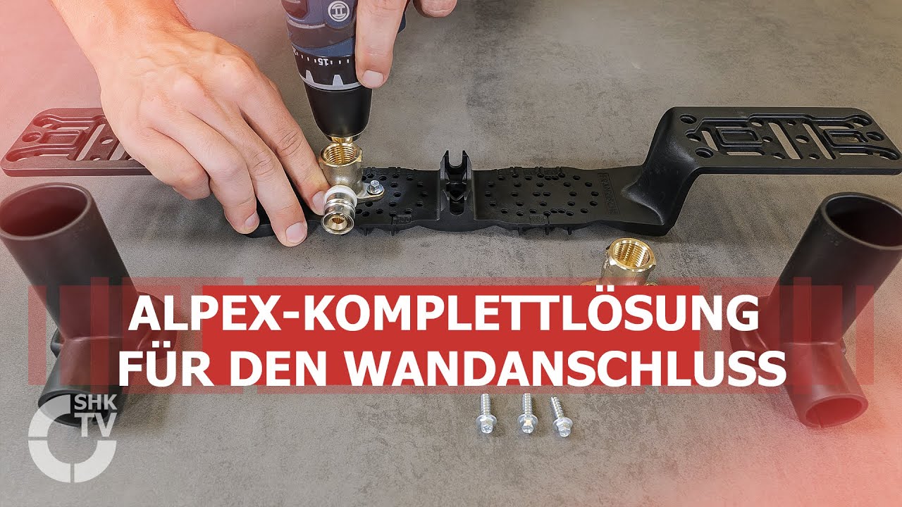Fränkische: alpex Montageplatte und Abdichtung | SHK-TV Montage - YouTube