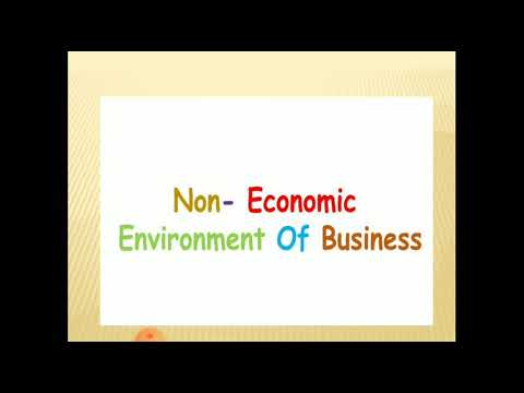 Lec:3: BE : Non economic environment - YouTube