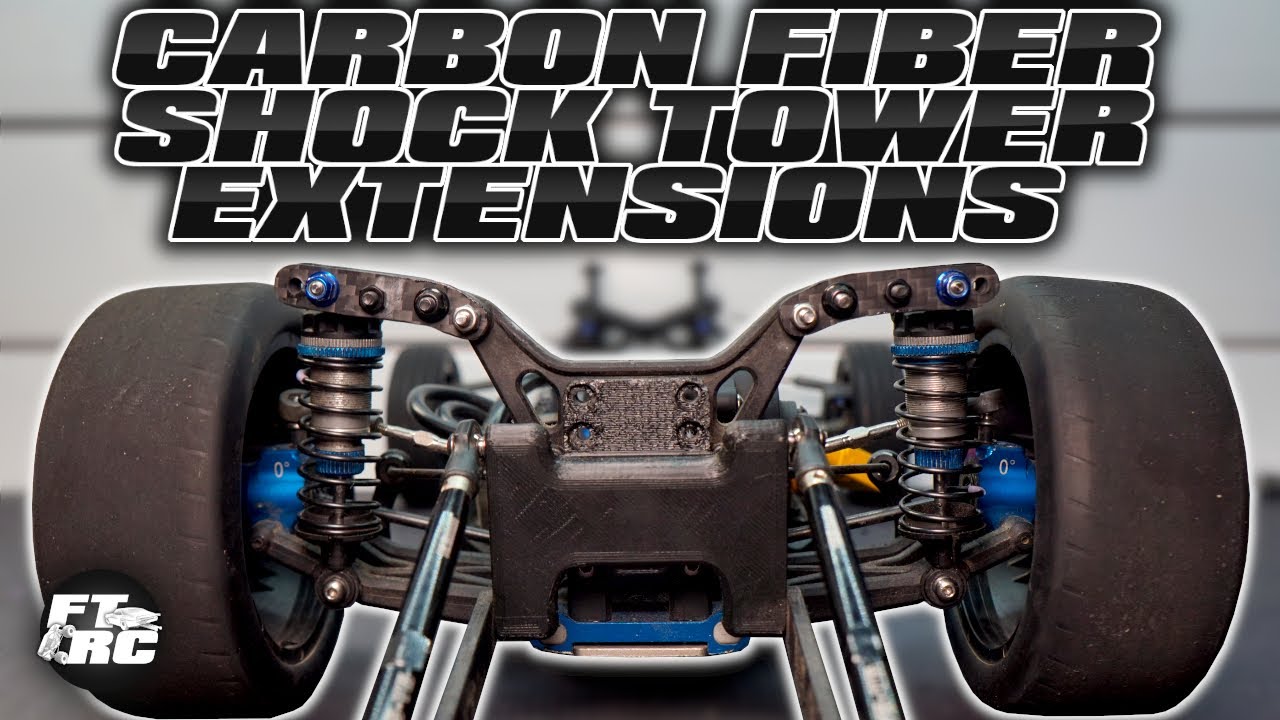 Carbon Fiber No Prep Shock Tower Extensions | DIY RC Carbon Fiber Parts ...