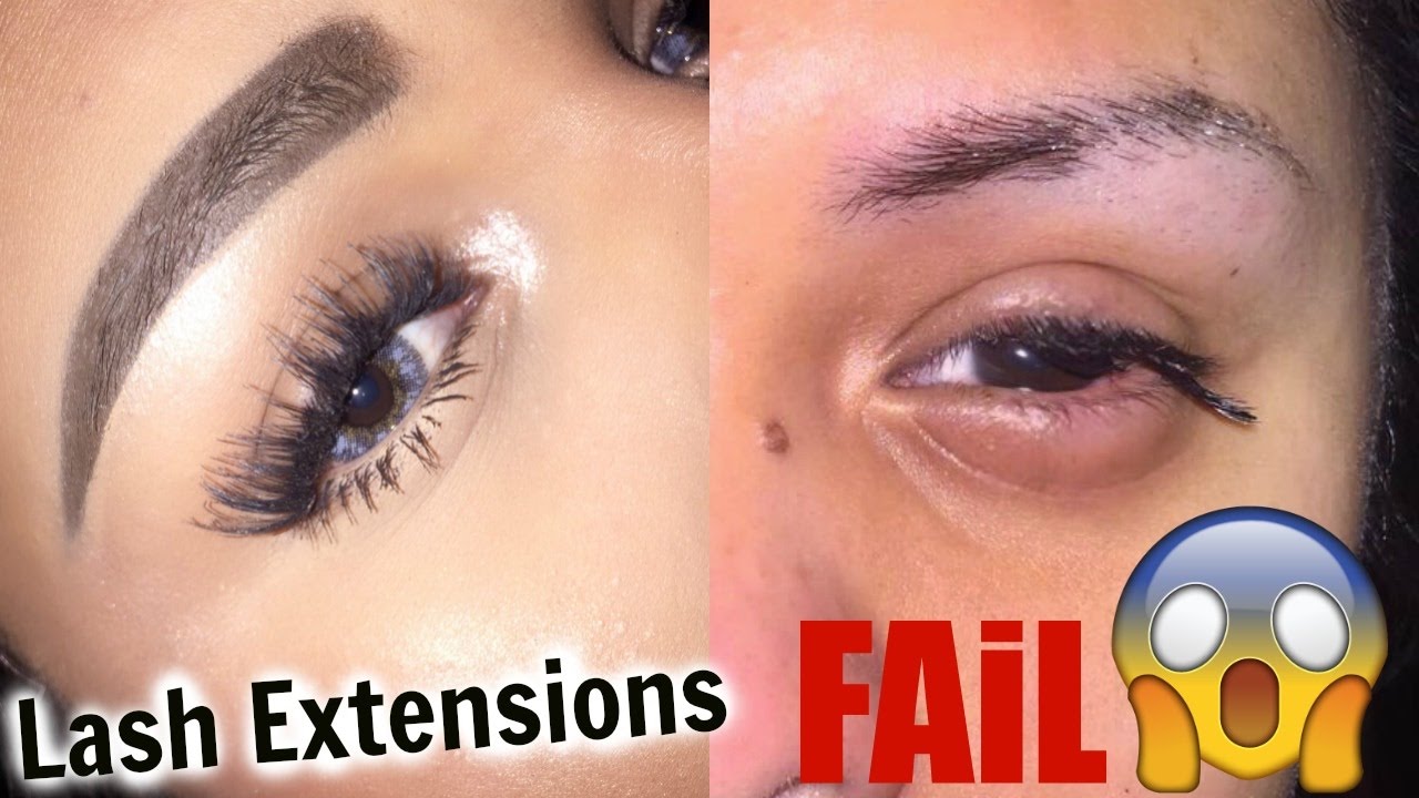Diy Lash Exensions FAiL! - YouTube