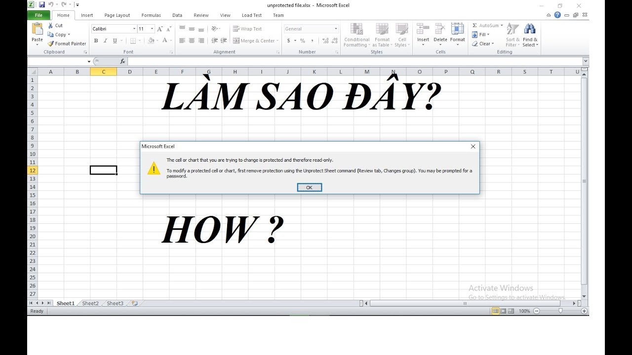 G B M t Kh u Cho B t K Sheet Trong Excel Unlock Protected Sheet Without Password YouTube G B M t Kh u Cho B t K Sheet Trong Excel Unlock Protected Sheet Without Password YouTube