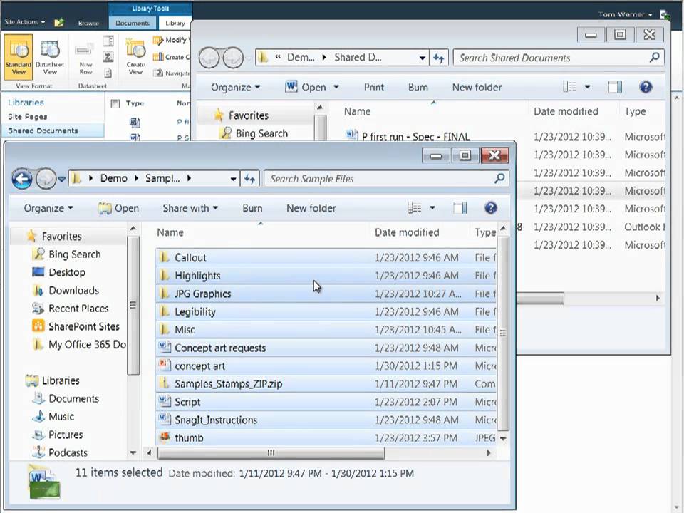 Use Open with Explorer on your SharePoint Team Site - EPC Group - YouTube