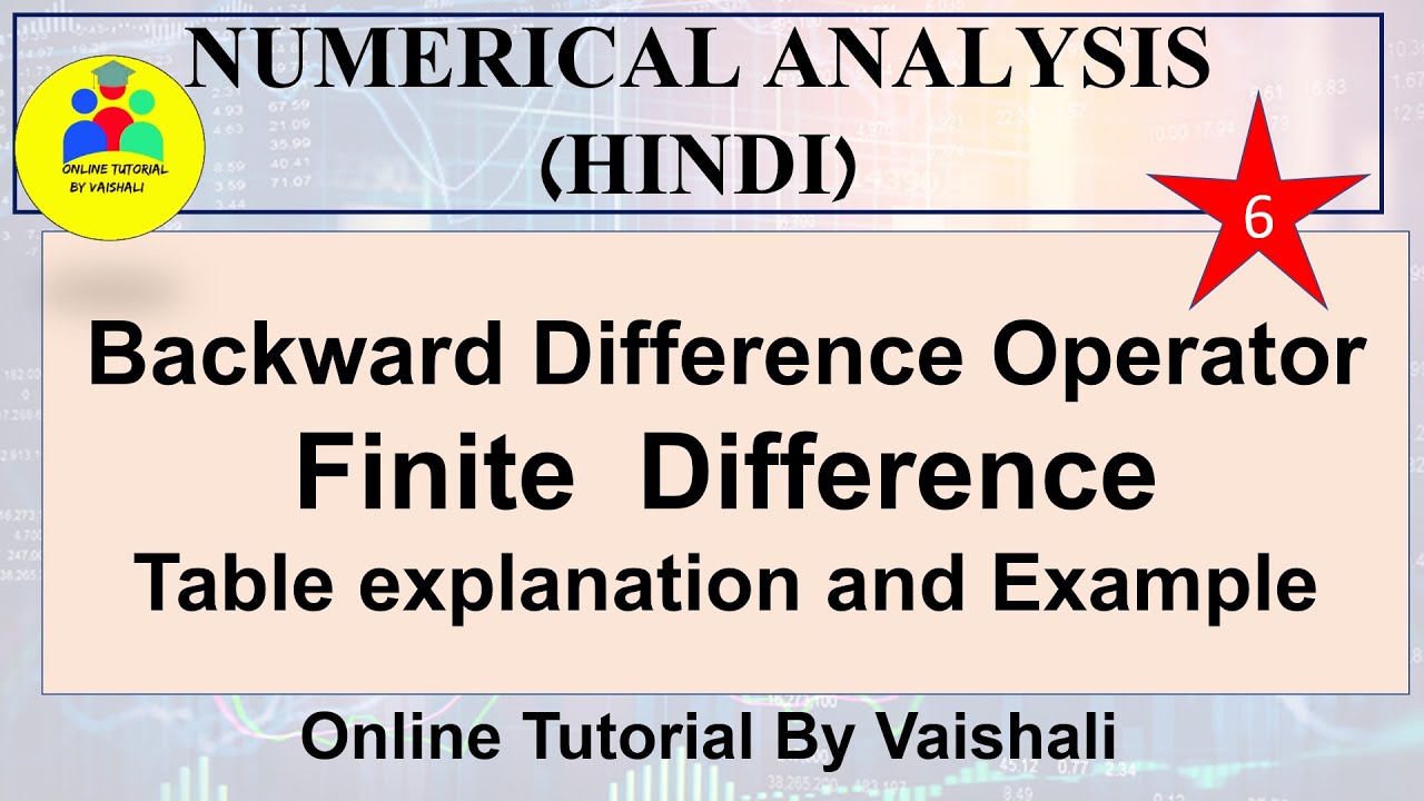 Backward difference operator Question|Backward difference table |Numerical Analysis|GATE Maths ...