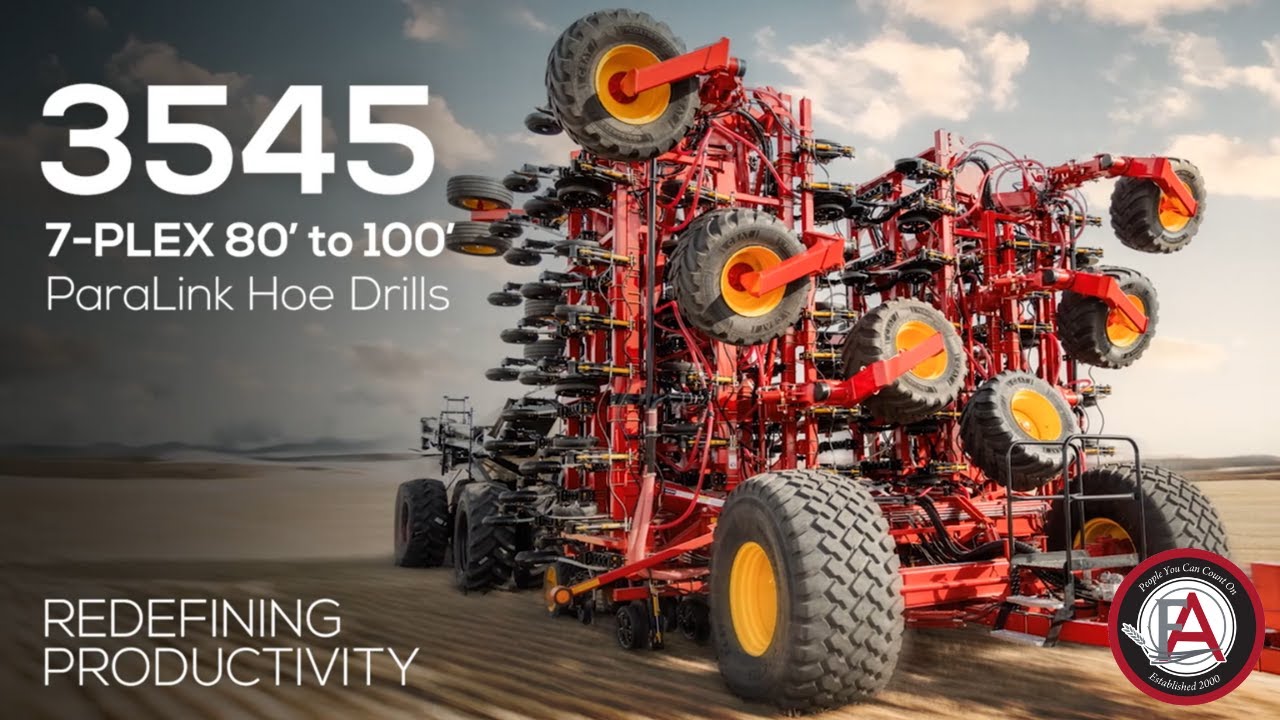 Bourgault 3545 Paralink Hoe Drill - YouTube
