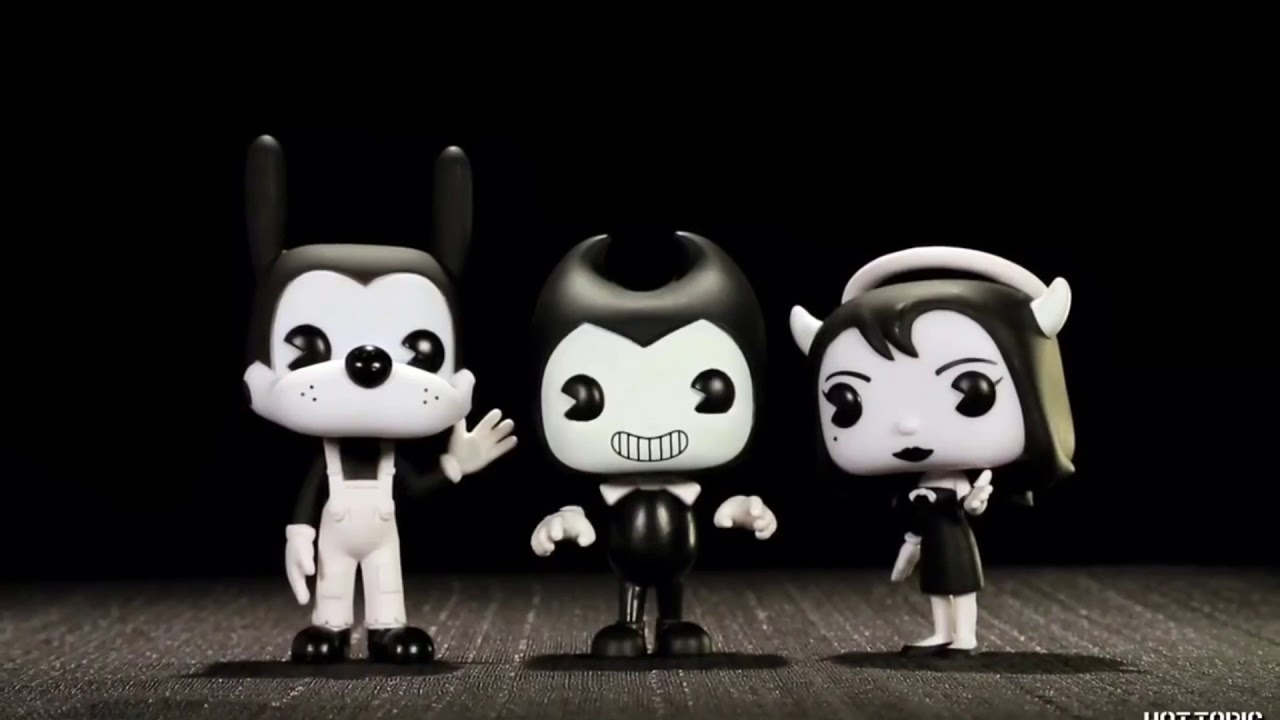 Bendy and the ink machine POPS out of box images! - YouTube