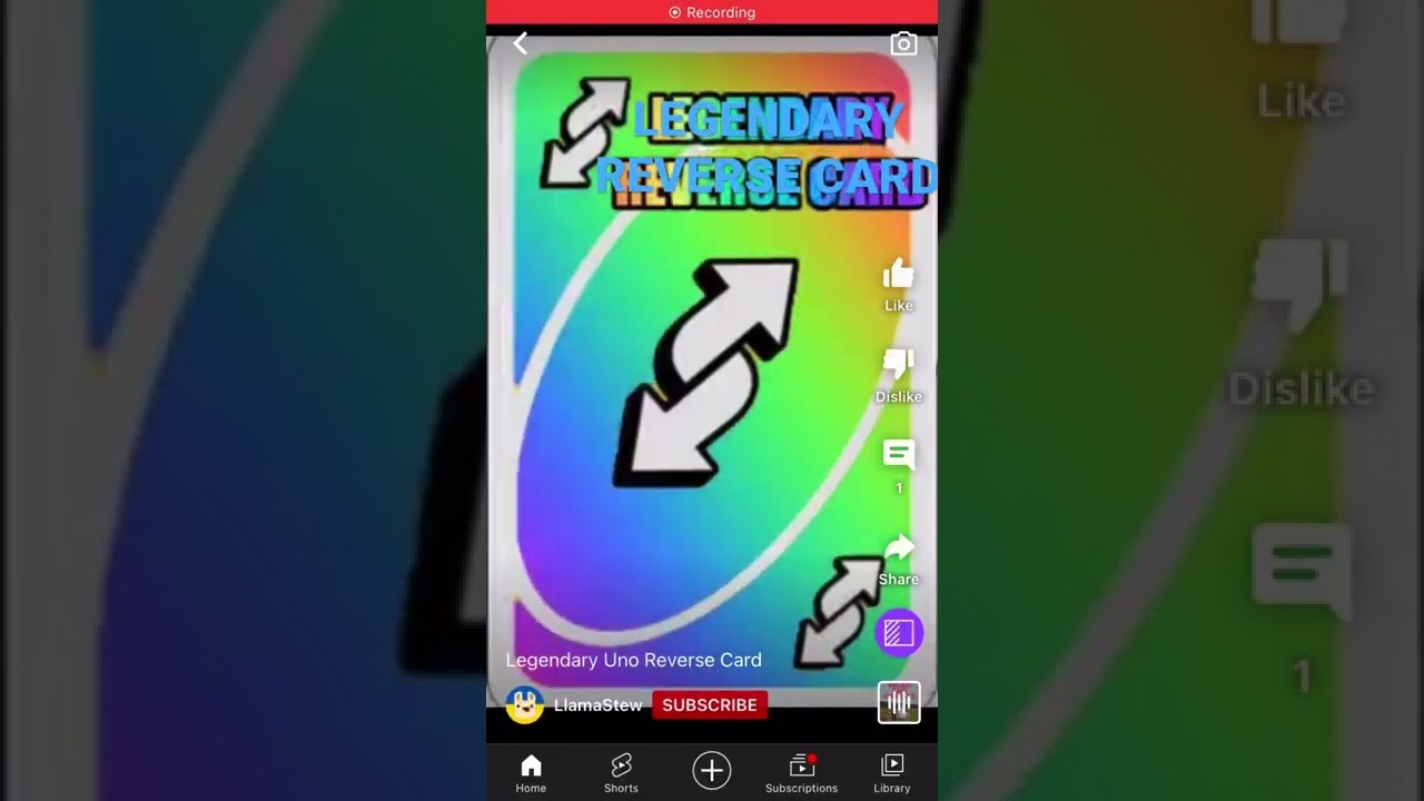 Legendary uno reverse card - YouTube