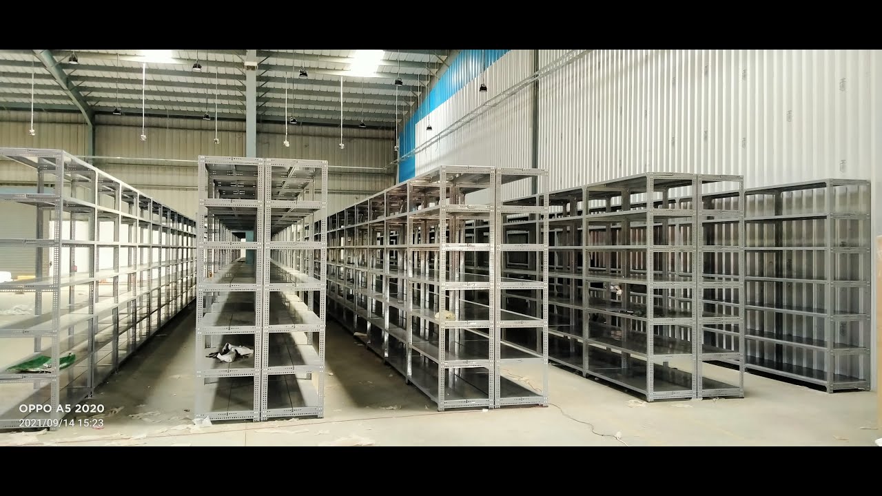 Slotted Rack Angle || Slotted Angle Manufacturer || Slotted Iron Rack ...