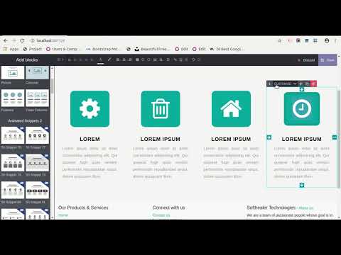 Animated Snippets - 2 Odoo, Animated Blocks - 2 Odoo - v 13 - YouTube