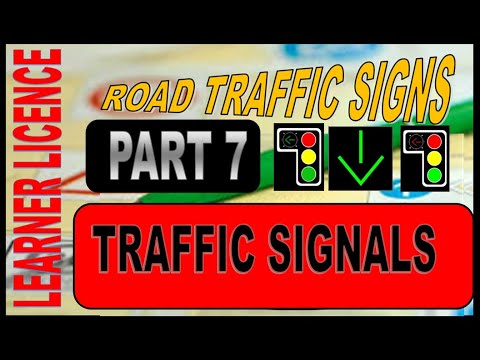 Road Traffic Signs -PART 7 : TRAFFIC SIGNALS /K53 Learner License South ...
