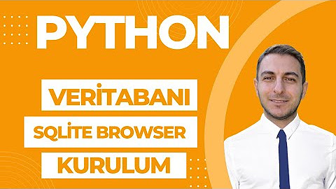 Sqlite -Python Veritabanı Bağlantısı - YouTube